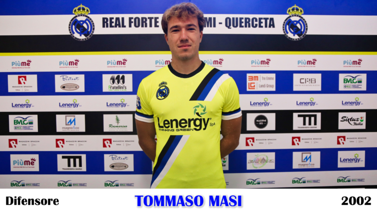 UFFICIALE: confermato Tommaso Masi | USD Real Forte dei Marmi Querceta