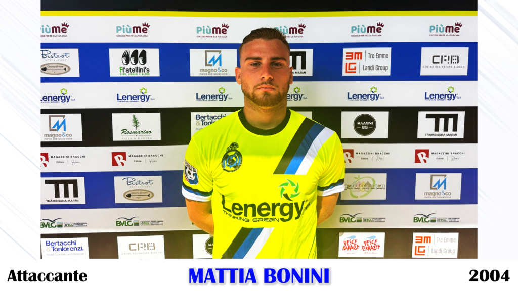 UFFICIALE: Mattia Bonini è bianconerazzurro | USD Real Forte dei Marmi ...